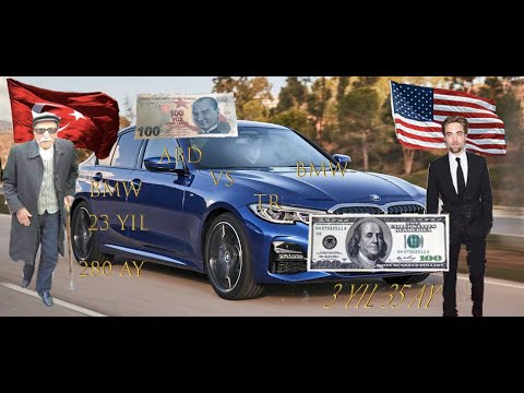ABD TR AYNI YAŞTAKİ İKİ BİREY NE KADAR ZAMANDA ARABA ALIR