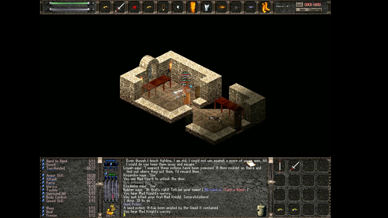 Astonia 3: The Return of Yendor(Brotherhood of Knight's) - YouTube