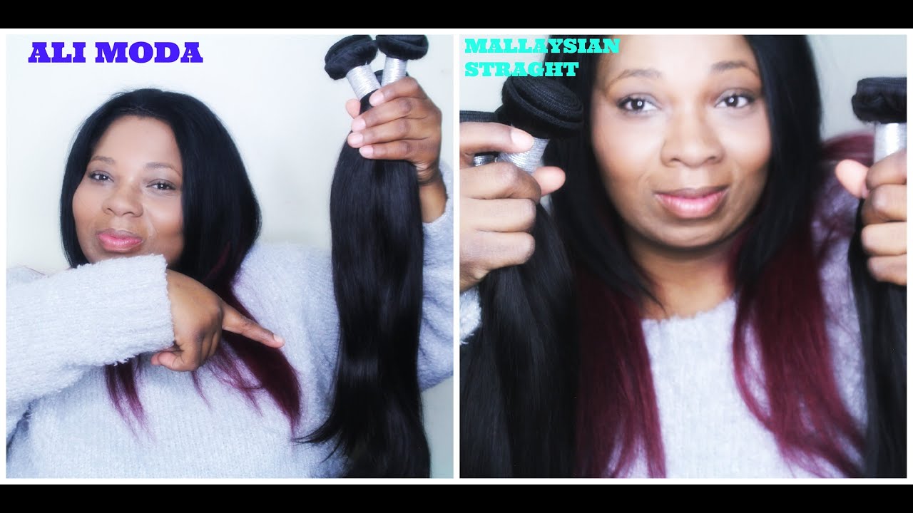 UNBOXING/ALIEXPRESS ALI MODA STRIGHT MALAYSIAN HAIR - YouTube