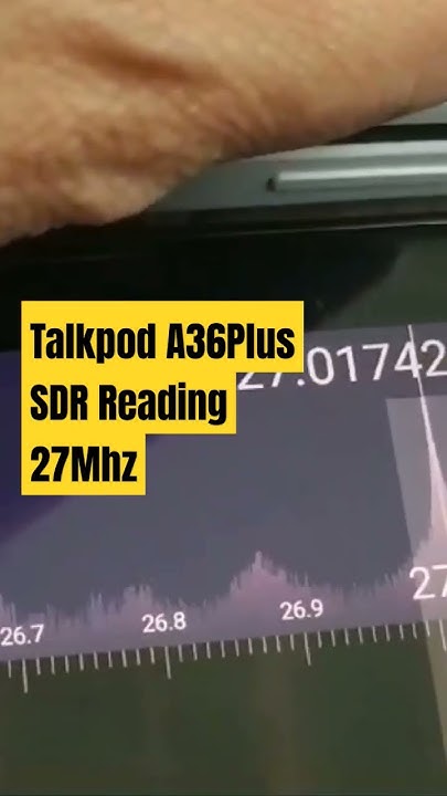 Talkpod A36Plus / SDR Reading - YouTube