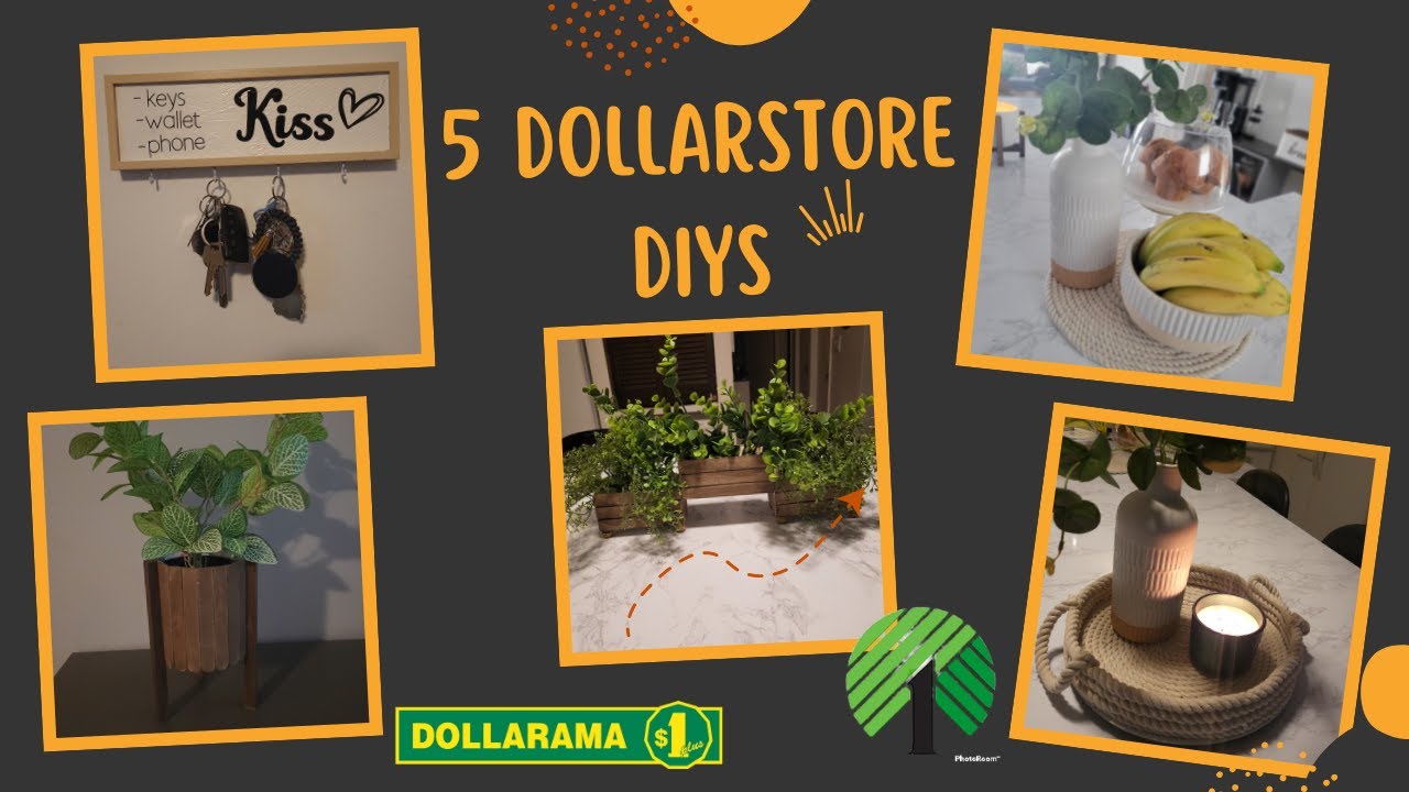 5 Dollar Store DIY's High End Looking Decor on a Budget, Dollarama ...