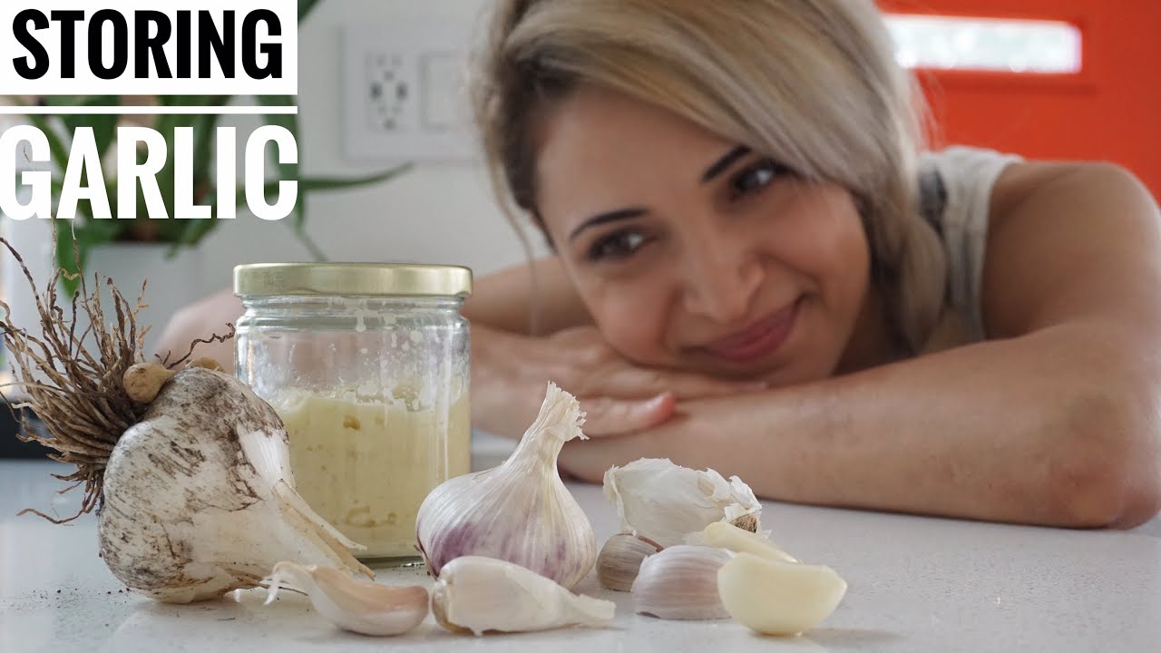 How To Store Garlic For Easy Use - YouTube