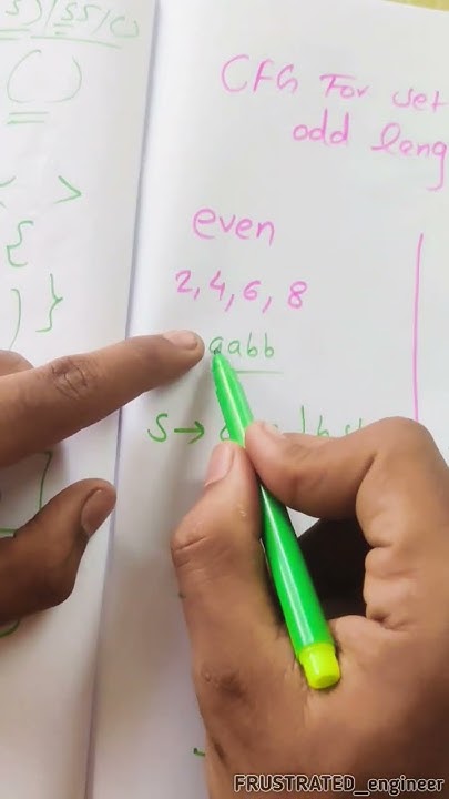🎯 Grammer for Set of EVEN length string | 🙀tips | best simple | #toc #cse #gate CFL TO CFG | # ...