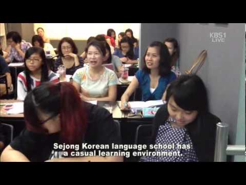 Sejong Korean Language School (Singapore) is on KBS! - YouTube