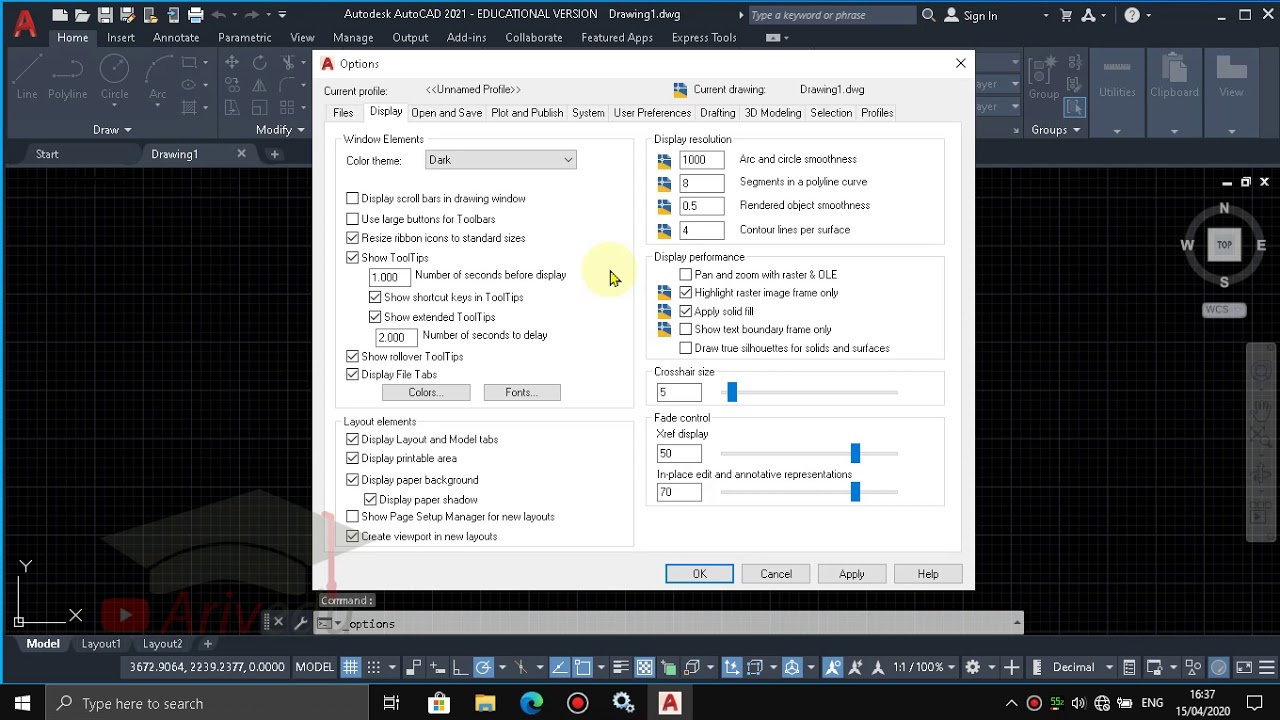 membuat autocad menjadi ringan karena vga yang tidak terbaca - YouTube