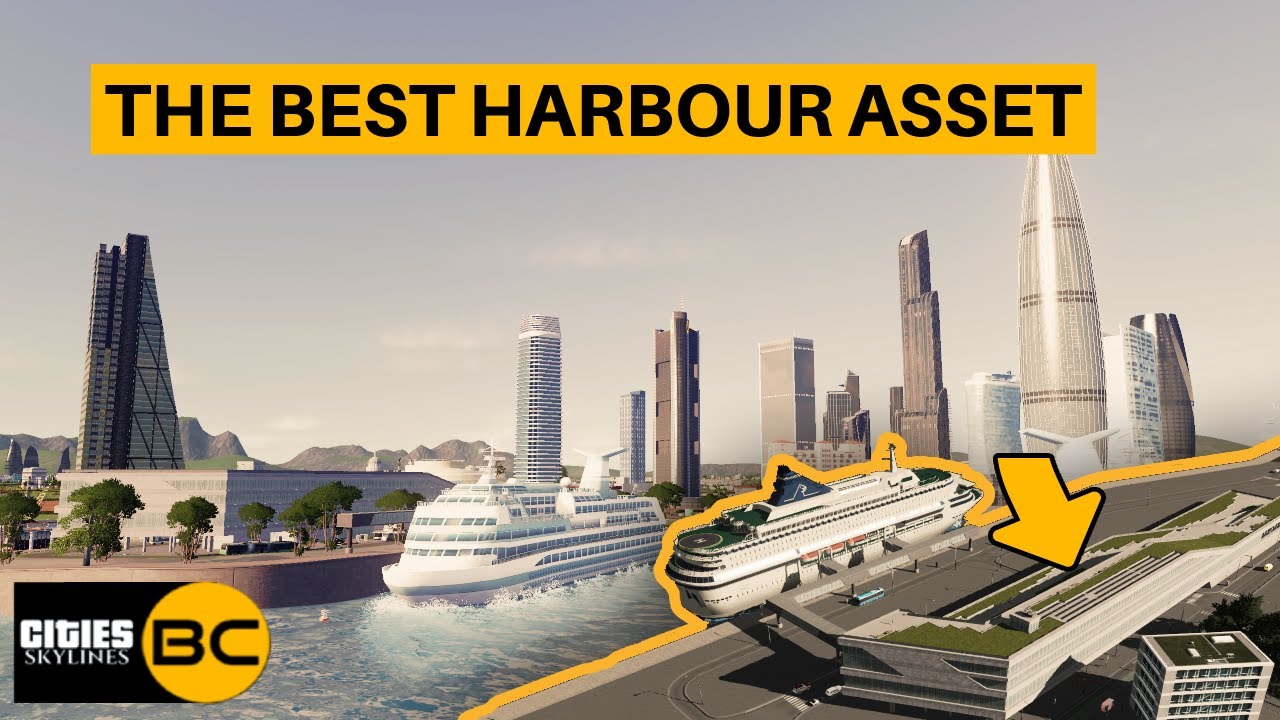 You Need This Harbour Asset in Your City! | Cities Skylines - YouTube
