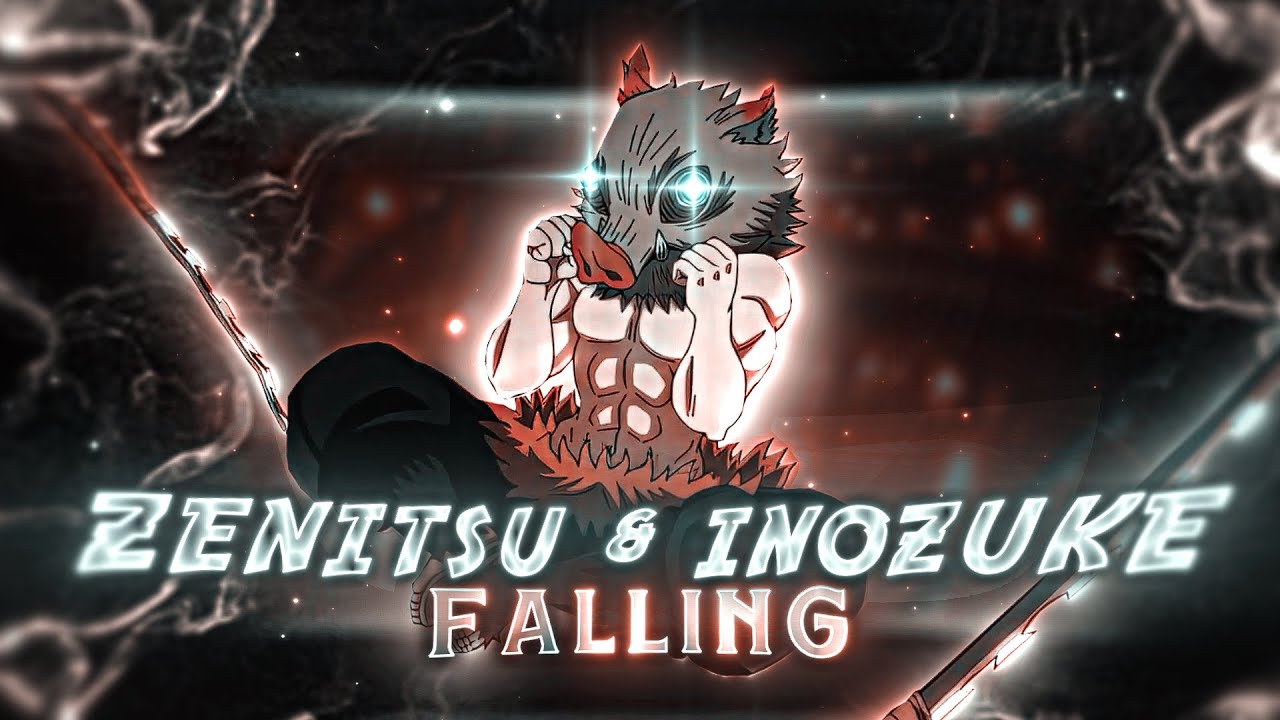 Zenitsu and Inosuke's Fall | Demon Slayer - Criatura Demoniaca 😈 [EDIT ...