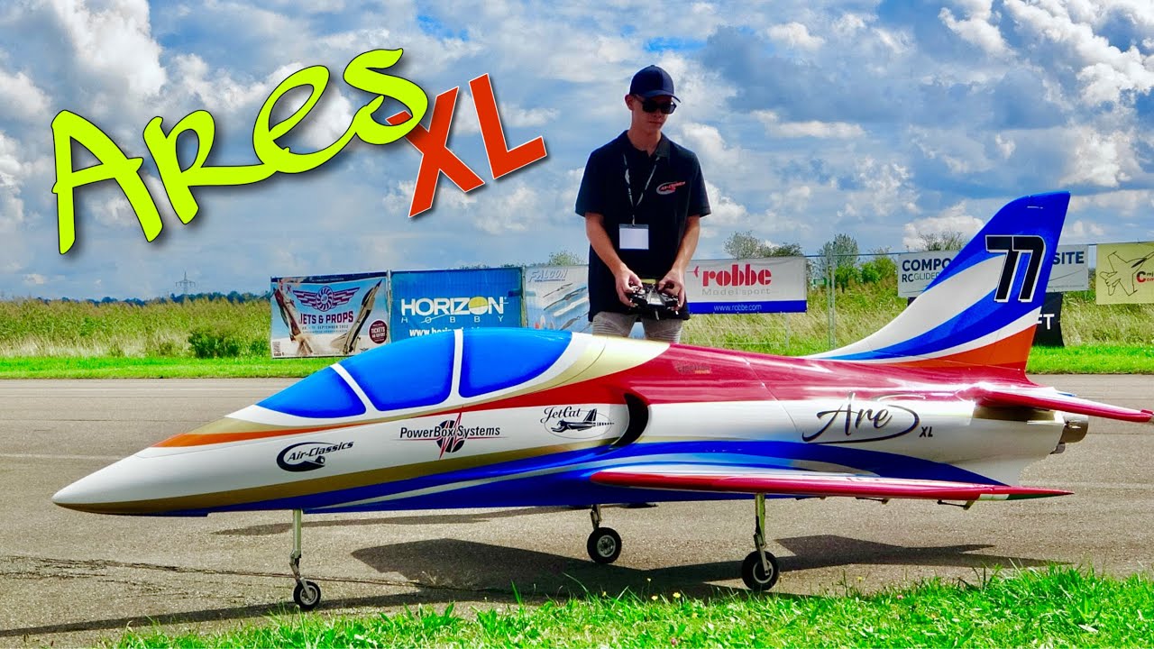 Stunning Krill Ares XL RC Turbine Jet Flight 3D Flight Demonstration ...