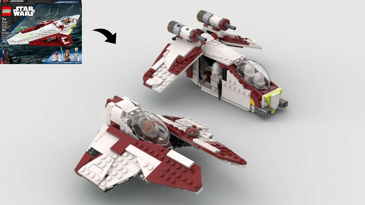 I Made 2 LEGO Star Wars Alternate Builds From 75333 Obi-Wan Kenobi’s ...