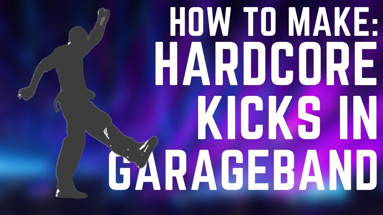 How to make modern Gabber/Uptempo Hardcore Kicks in Garage Band! - YouTube