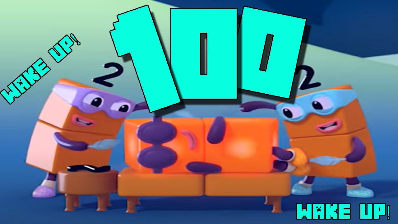 Numberblocks sleeping Numbers 1 to 100 #sheriff Booky - YouTube