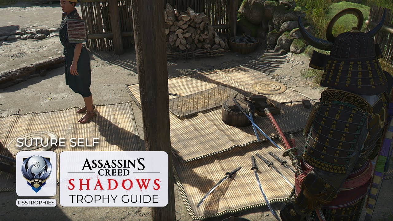 Assassin's Creed Shadows Suture Self Trophy Guide | Fully Upgrading Rations - YouTube