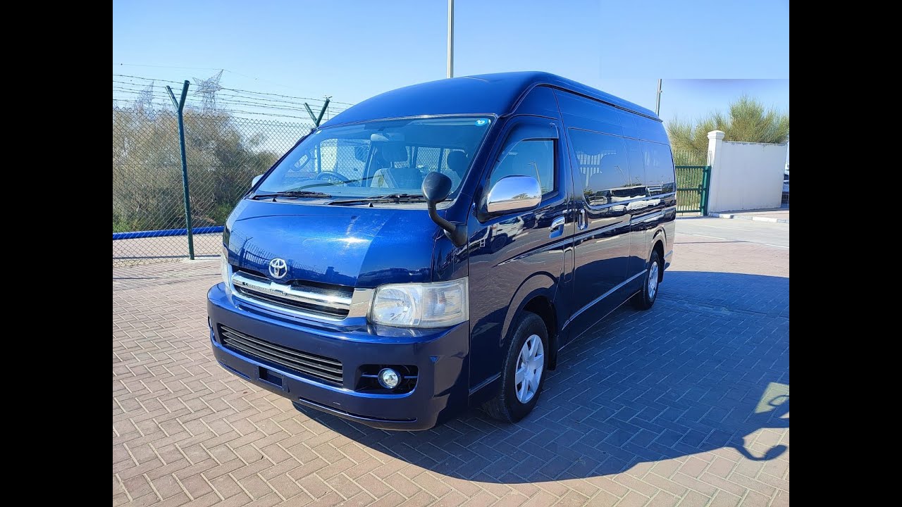 TOYOTA HIACE (VAN) 2005 BLUE 2007 PETROLUSED JAPANESE VEHICLES||USED ...