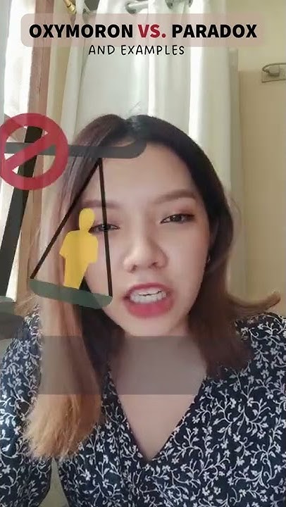 Oxymoron VS Paradox - YouTube