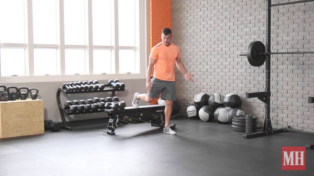 Rear-Foot-Elevated Hip Hinge - YouTube
