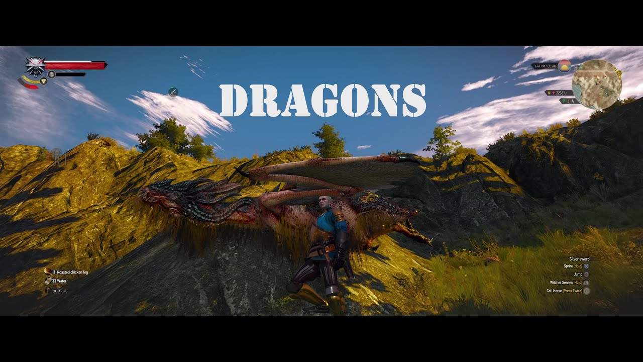 Dragons!! | The Witcher 3 PlayThrough 21` - YouTube