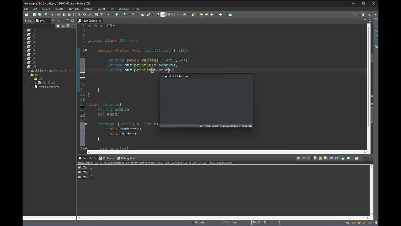 Java U8 04 Clases Constructores - YouTube