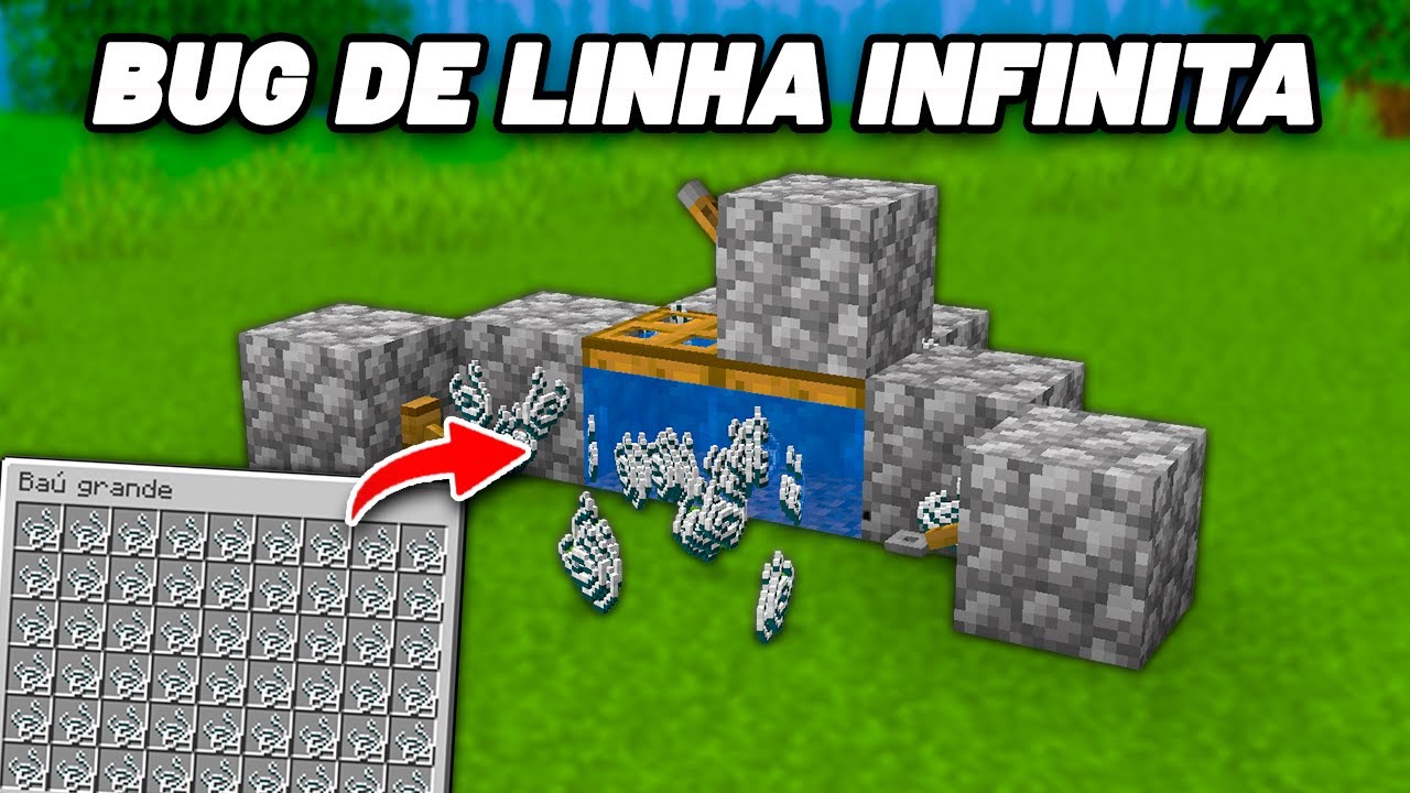 FARM de LINHA INFINITA e AUTOMÁTICA no MINECRAFT 1.21 - BUG de ...