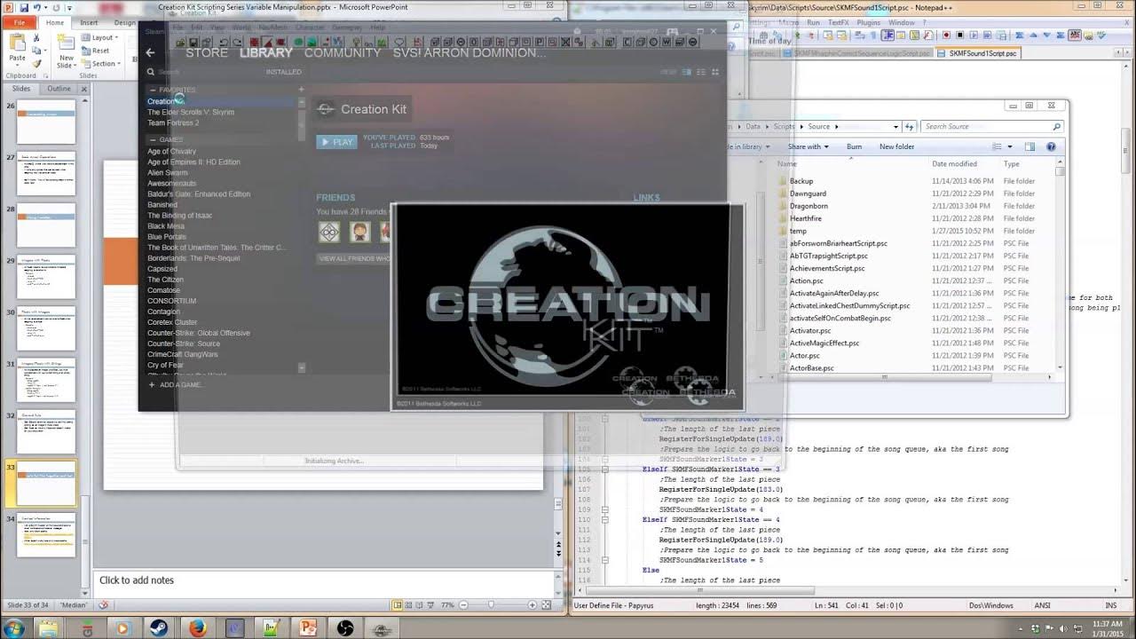 Skyrim Creation Kit Scripting Series: Papyrus Tutorials - Variables Part 2 - Variable ...