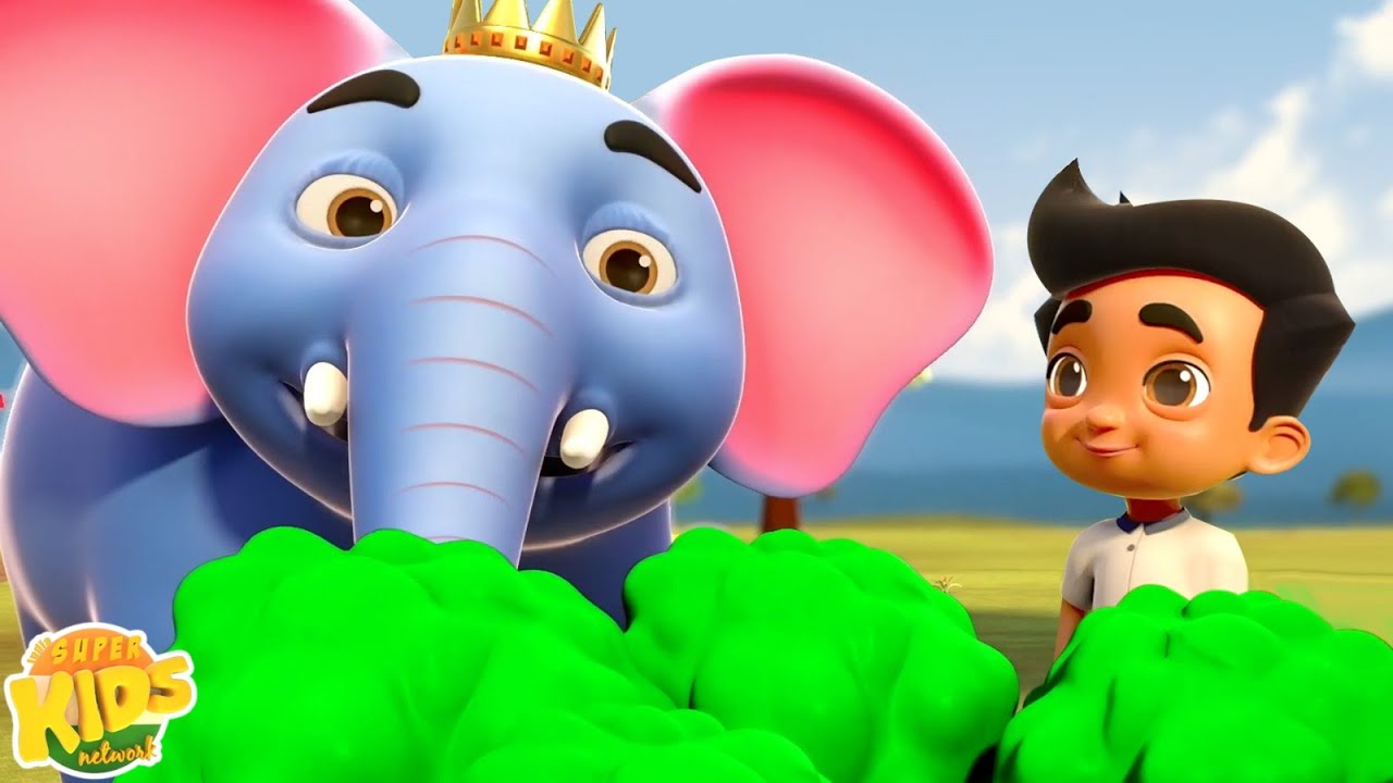 Hathi Raja Color Song, हाथी राजा, Nimboo Kids Cartoon Videos and Hindi ...