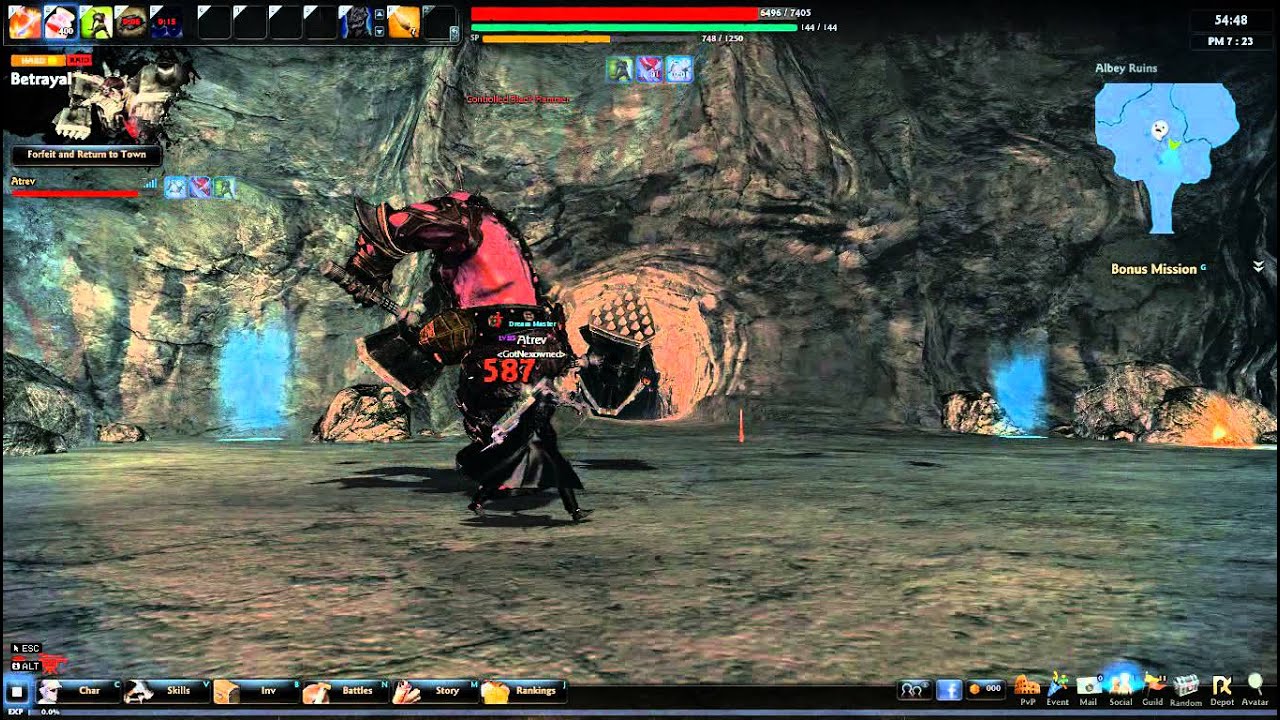 [Vindictus] Bow Kai - Controlled Black Hammer (hard) - YouTube