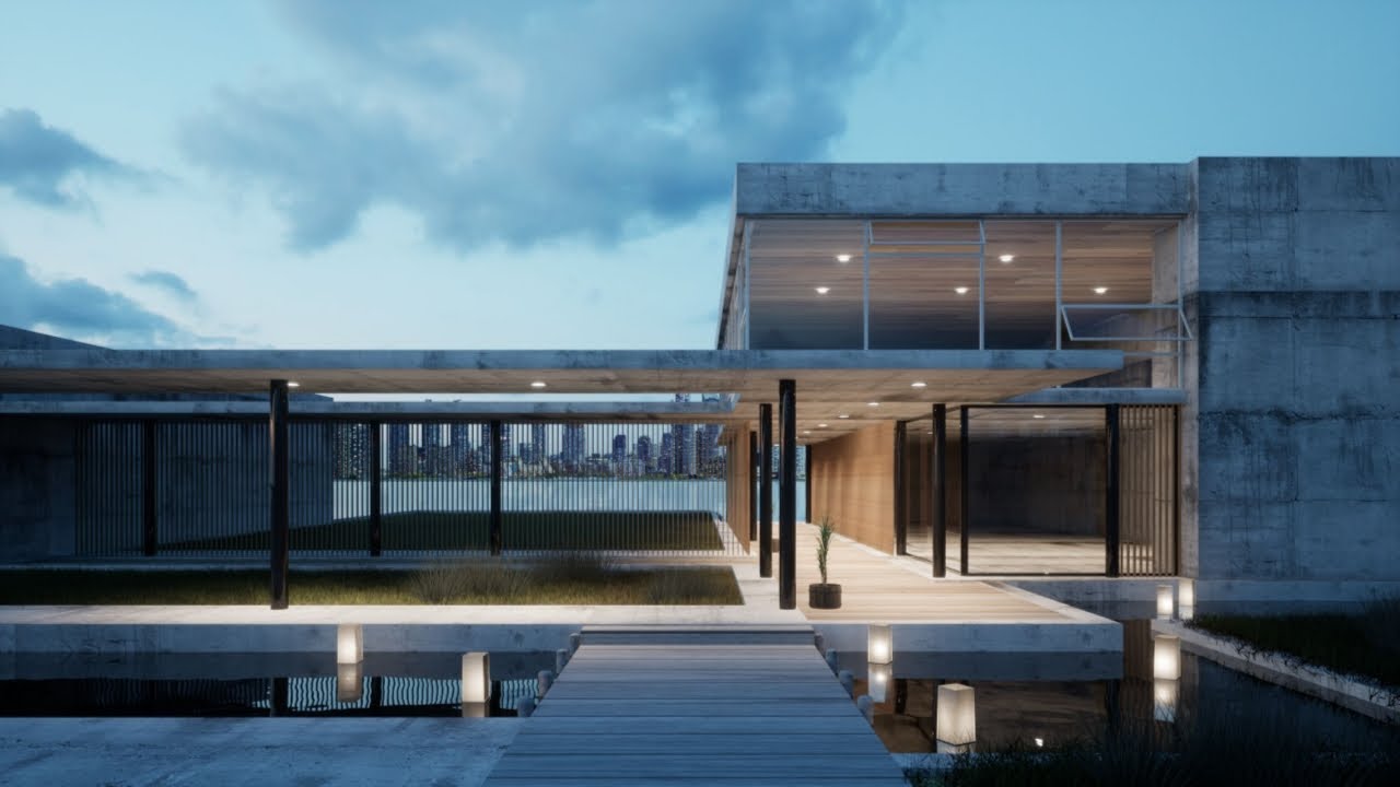 Creating a Night Render in Twinmotion 2022 - Path Tracing - YouTube