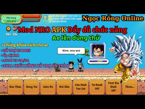 Ngọc Rồng Online - MOD NRO APK V242 đầy đủ chức năng, hợp với máy yếu ...
