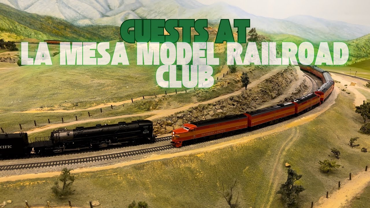 Running HO Scale Model Trains at La Mesa Model Railroad Club - YouTube