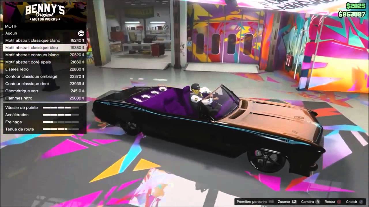 GTA 5 DLC LOWRIDERS CUSTOMISATION DE LA ALBANY BUCCANEER - YouTube