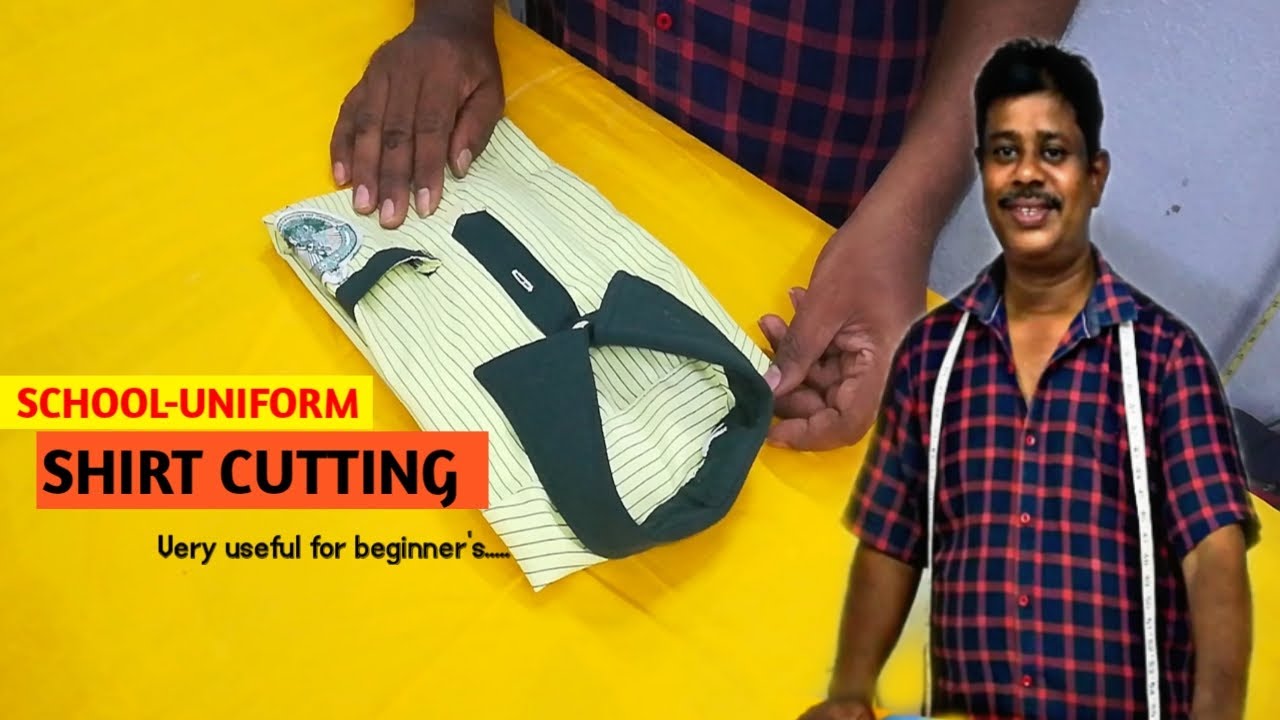 SCHOOL UNIFORM SHIRT CUTTING Clear Explanation LEARN SCHOOL UNIFORM SHIRT CUTTING Clear Explanation LEARN
