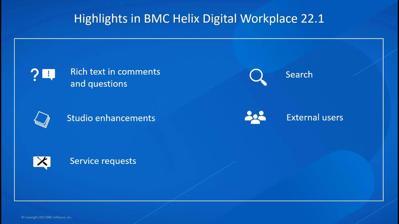 What's new in BMC Helix Digital Workplace 22.1 - YouTube