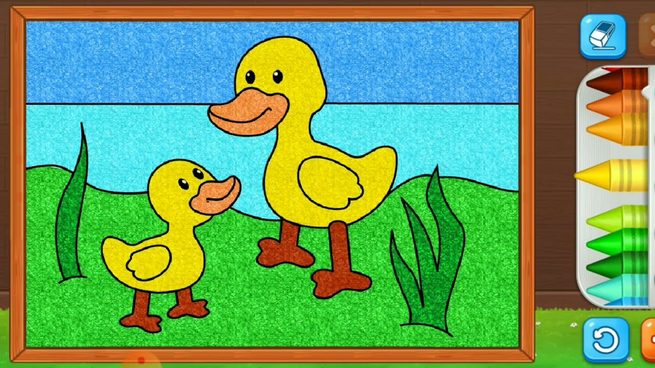 Drawing Duck | Kids Arts | Fun and learn For Kids - YouTube