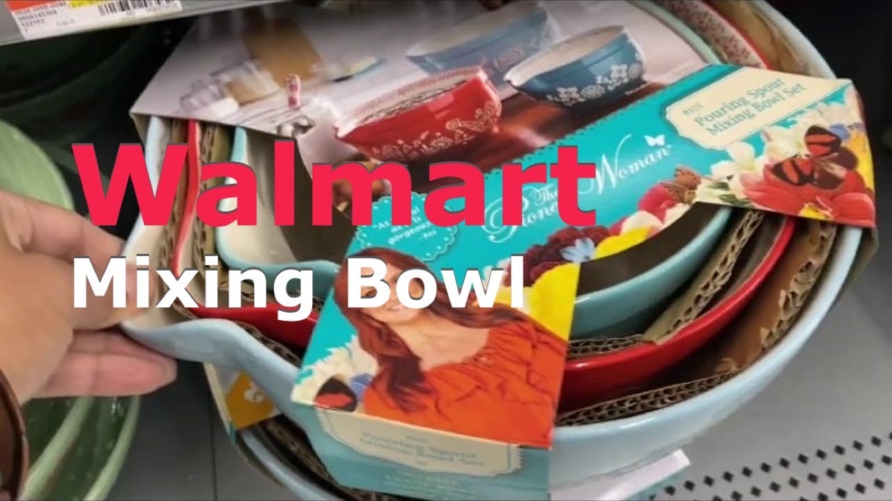 Mixing bowl at Walmart With Price - YouTube