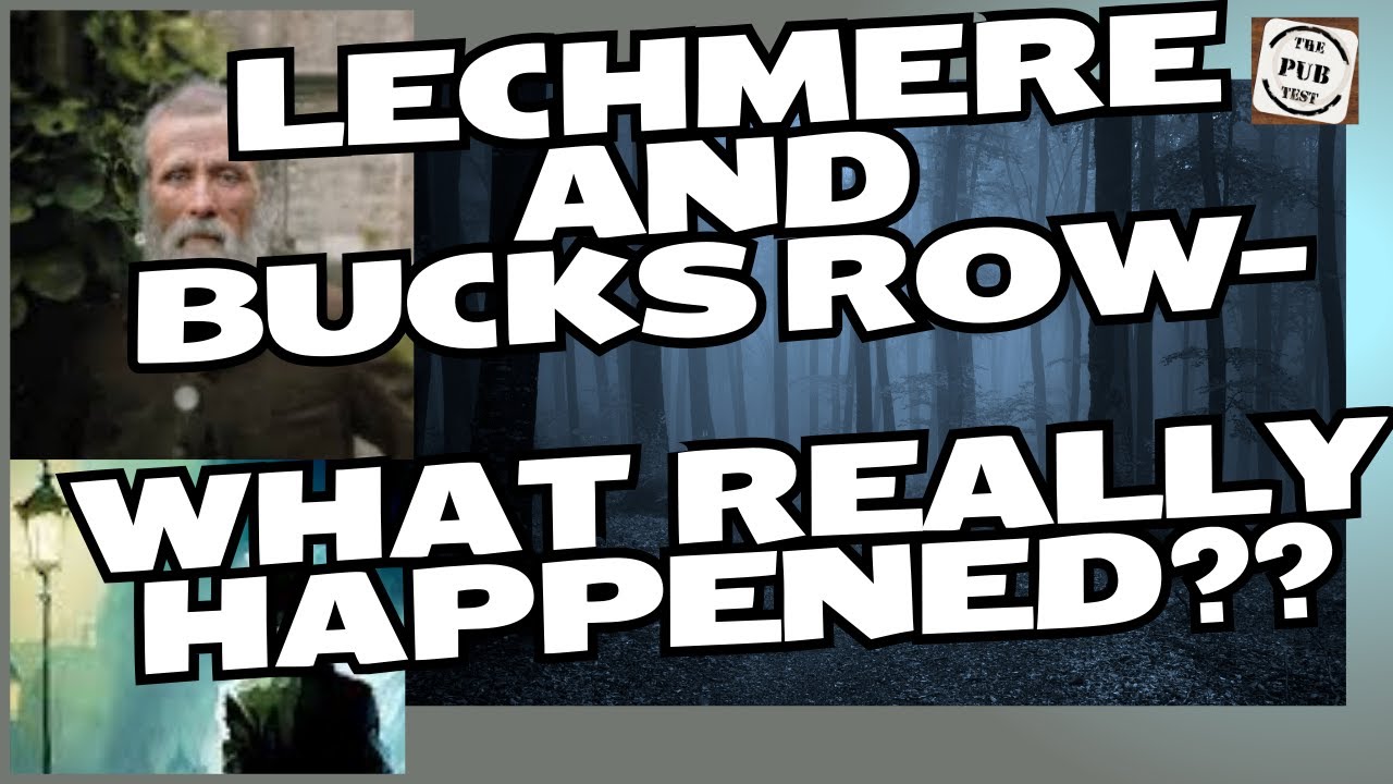 Lechmere and Bucks Row... does this prove he is Jack the Ripper ...