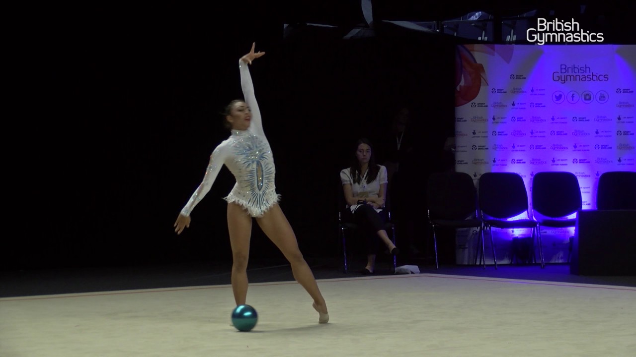 MIMI-ISABELLA CESAR - Senior - 3rd All Around - Ball Routine - Rhythmic ...