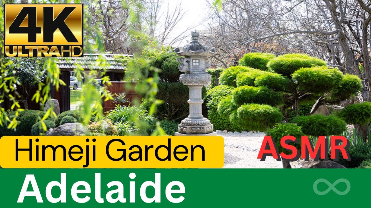 [4K] Adelaide Himeji Garden Japanese Garden Walking Tour Ambient Real ...