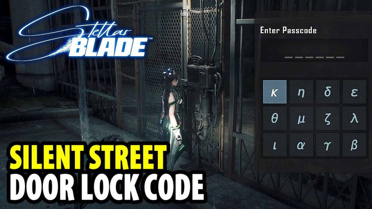 How to Unlock Silent Street Door Lock - Scavenger Adam | Stellar Blade ...