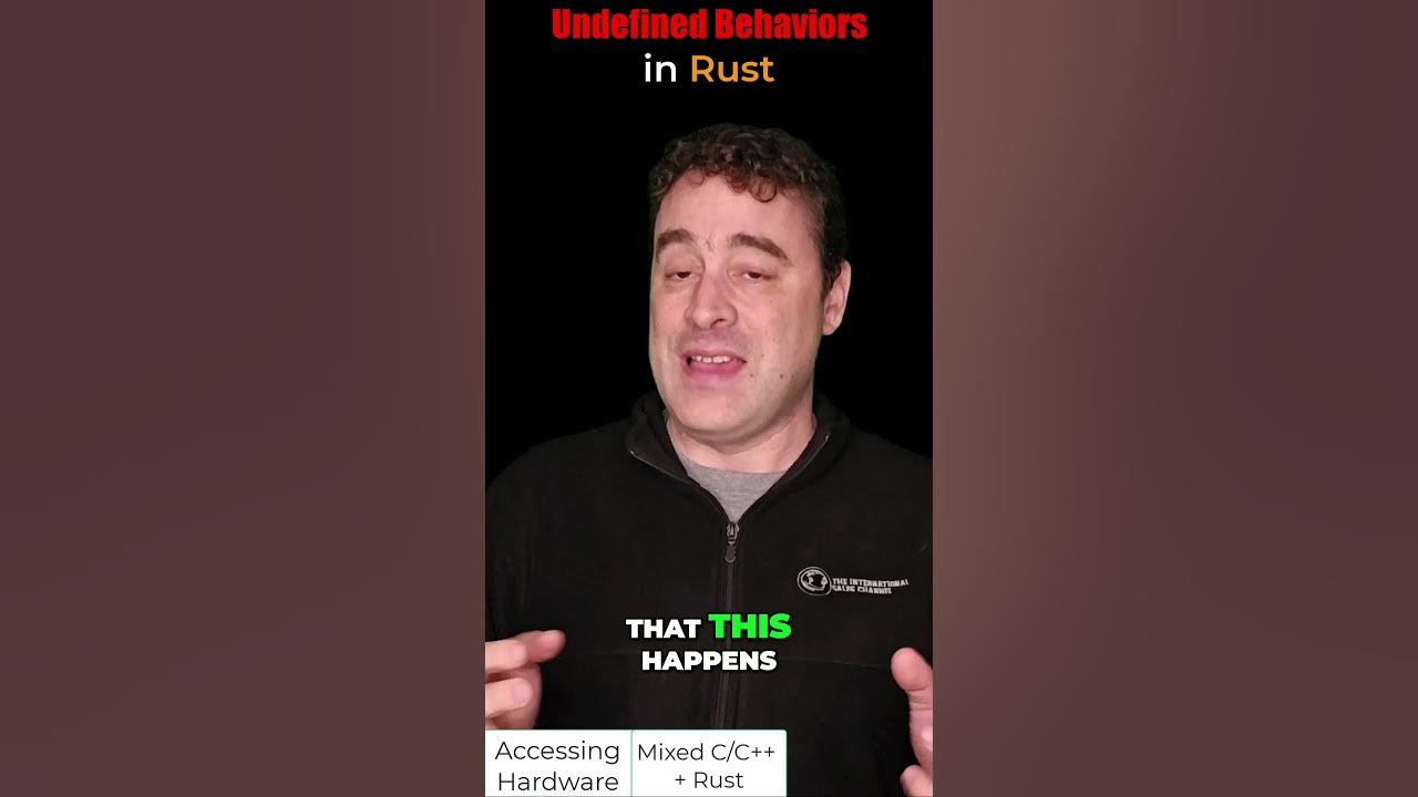 Undefined Behaviors in Rust - YouTube