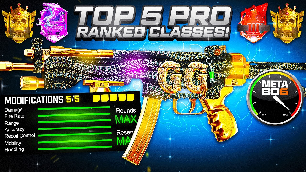 NEW TOP 5 *UPDATED* Pro Meta Best Ranked Play Classes BO6 Season 2 💥 ...