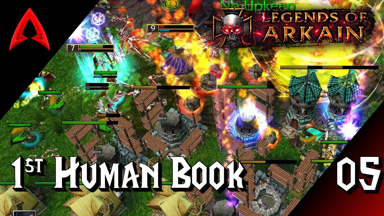 Warcraft 3 Custom Campaign || Legends of Arkain First Human Book ...