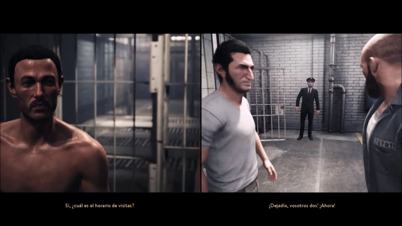 A Way Out Part 1 The Prison PS4 Pro - YouTube