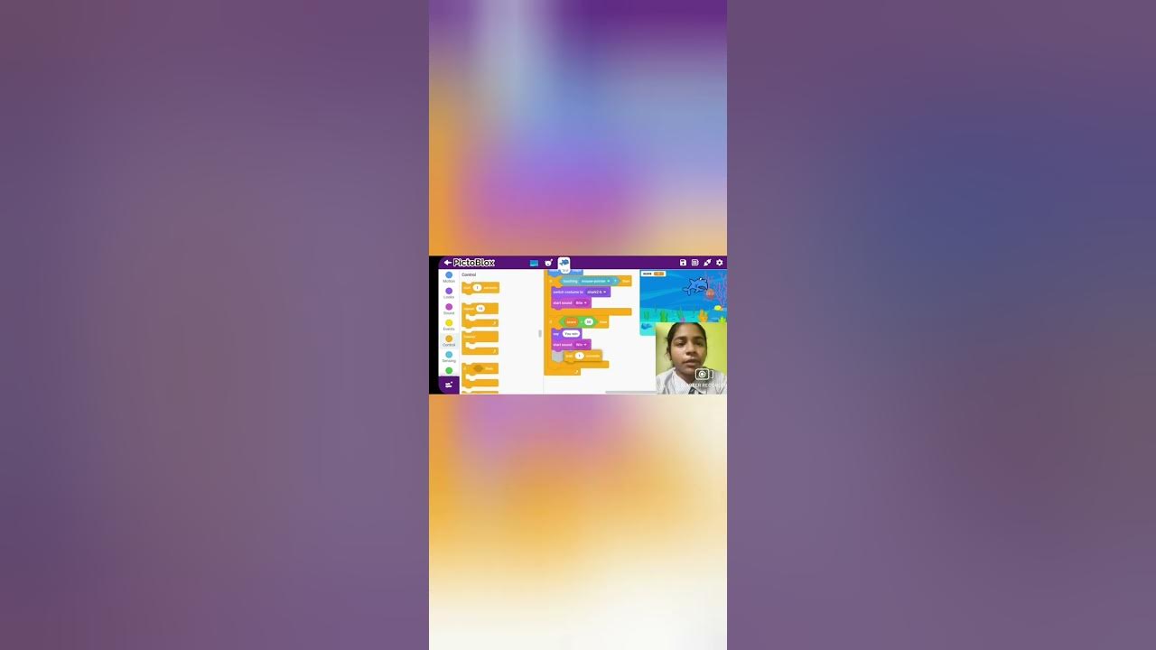 How to make The Hungry Shark game on pictoblox - YouTube