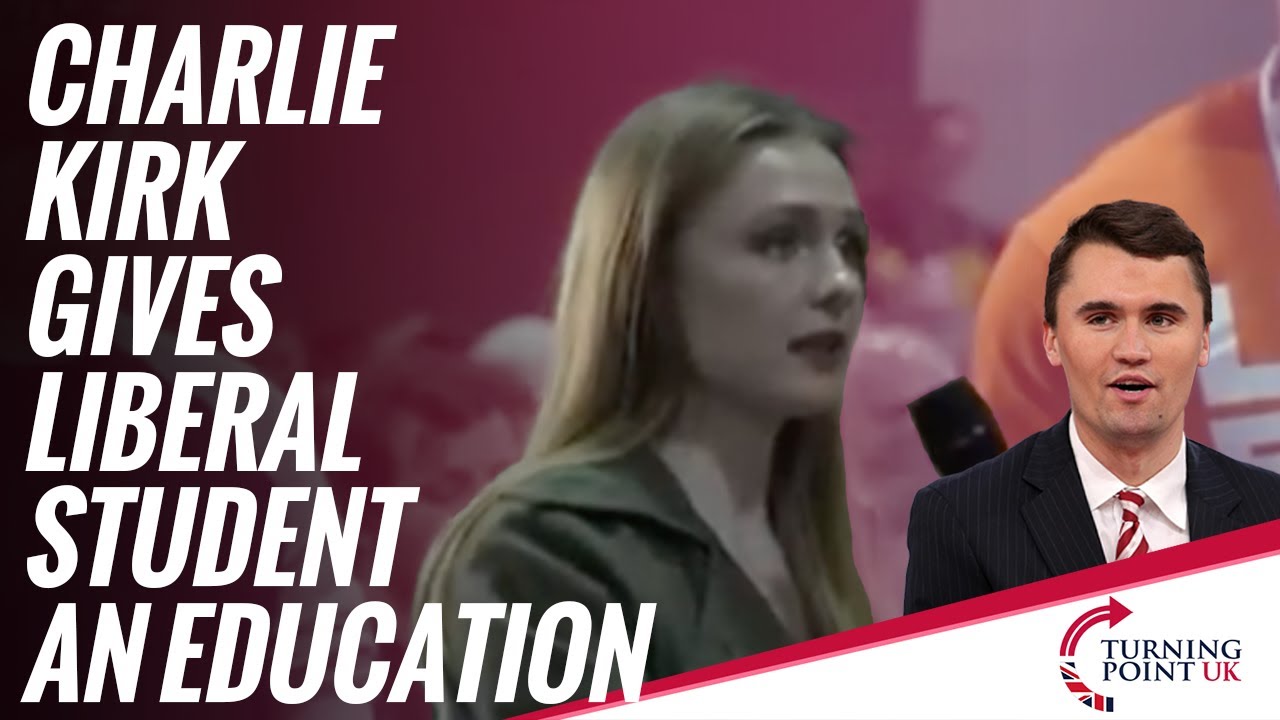 Charlie Kirk Gives Liberal Student An Education - YouTube