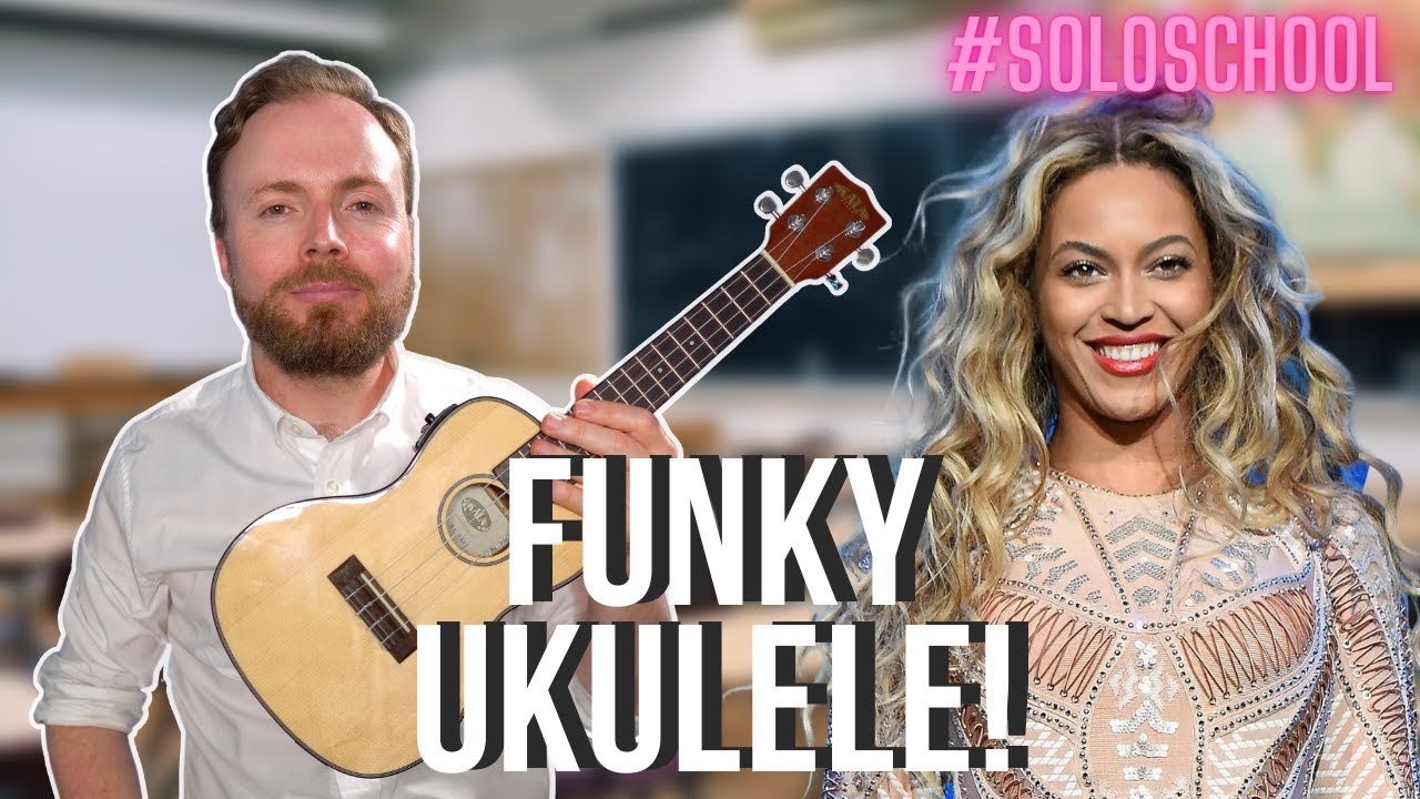 BEYONCE ON THE UKULELE? (Funky chords and solo in the style of Cuff It ...