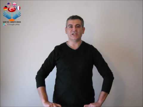 Kürtaj - işaret dili