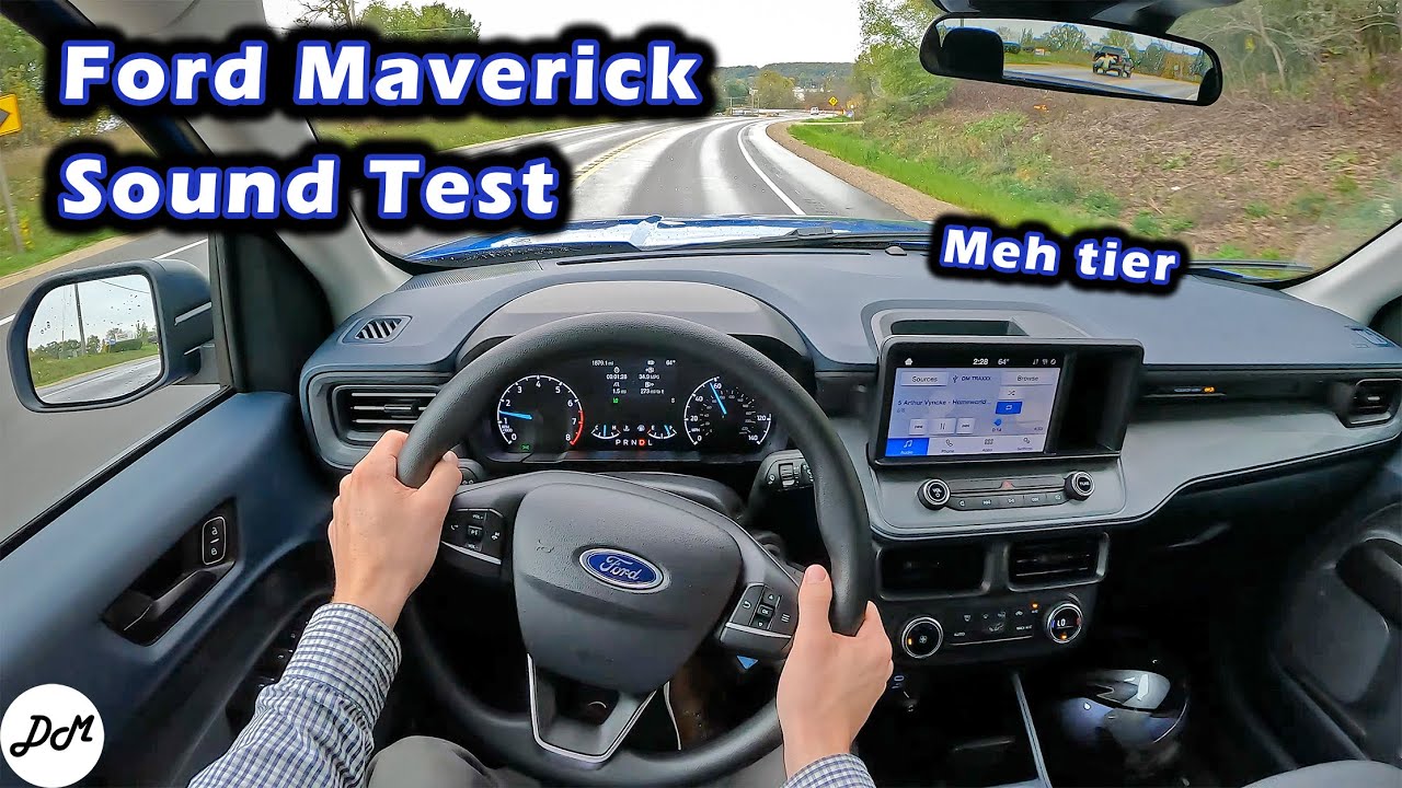 2022 Ford Maverick – XLT & XL Sound System Review | Apple CarPlay ...