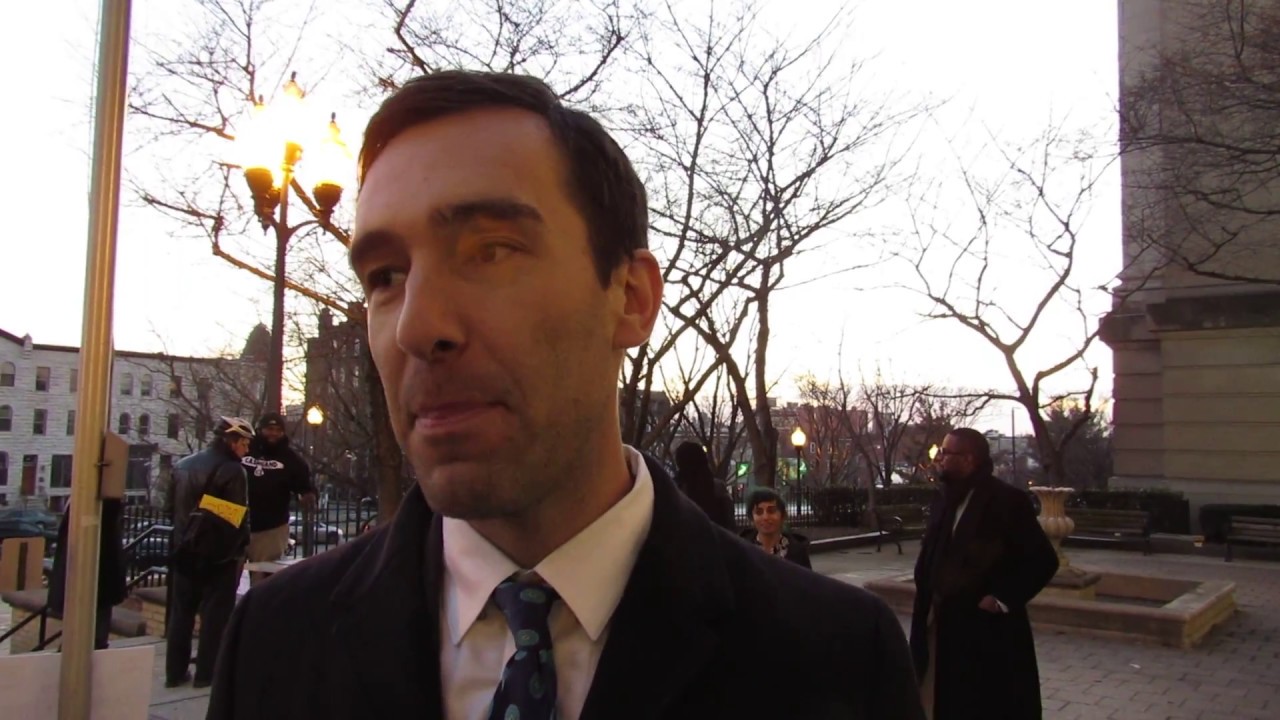 Baltimore City Councilman Zeke Cohen Attends School Board Meeting, 1.9. ...