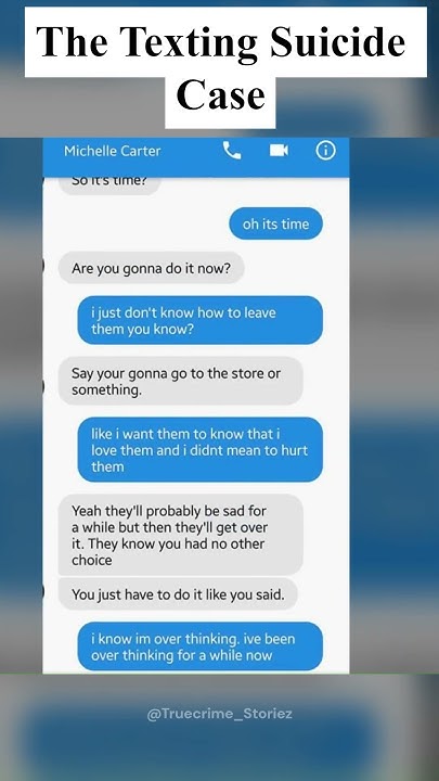 I Love You, Now Die: The Text Messages That Shocked America - YouTube