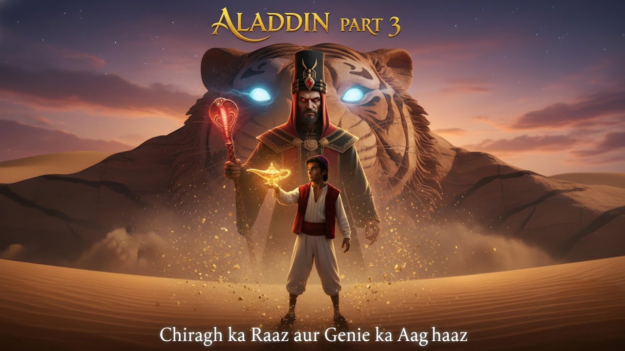 Aladdin Part 3 | Chiragh Ka Raaz Aur Genie Ka Aaghaaz | Urdu Hindi Full ...