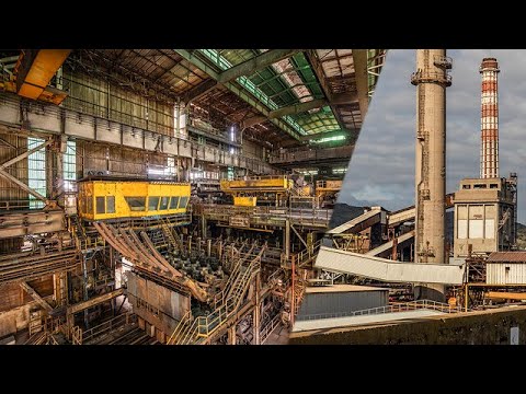 Exploring Massive Abandoned Steelworks: Epic Industry Forgotten (Part 2 ...